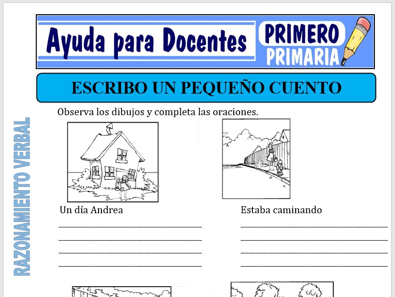 Escribo un Pequeño Cuento para Primero de Primaria – Ayuda para Docentes