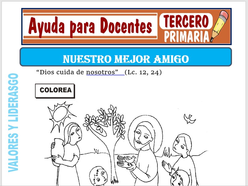 Fichas de Nuestro Mejor Amigo para Tercero de Primaria – Ayuda para ...