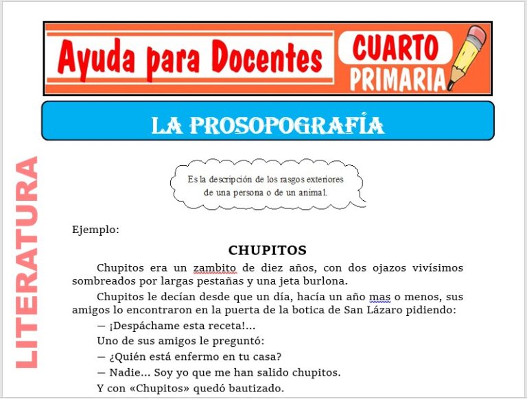 Literatura para Cuarto de Primaria – Ayuda para Docentes