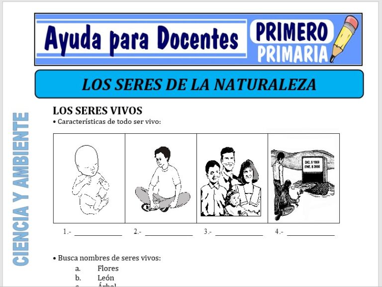 Ciencia y Ambiente para Primero de Primaria – Ayuda para Docentes