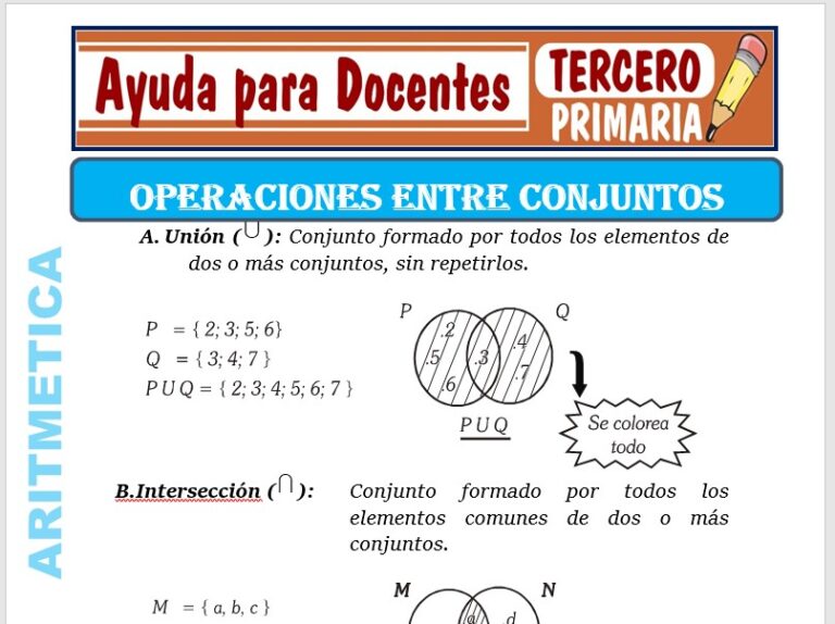 Aritmética para Tercero de Primaria – Ayuda para Docentes