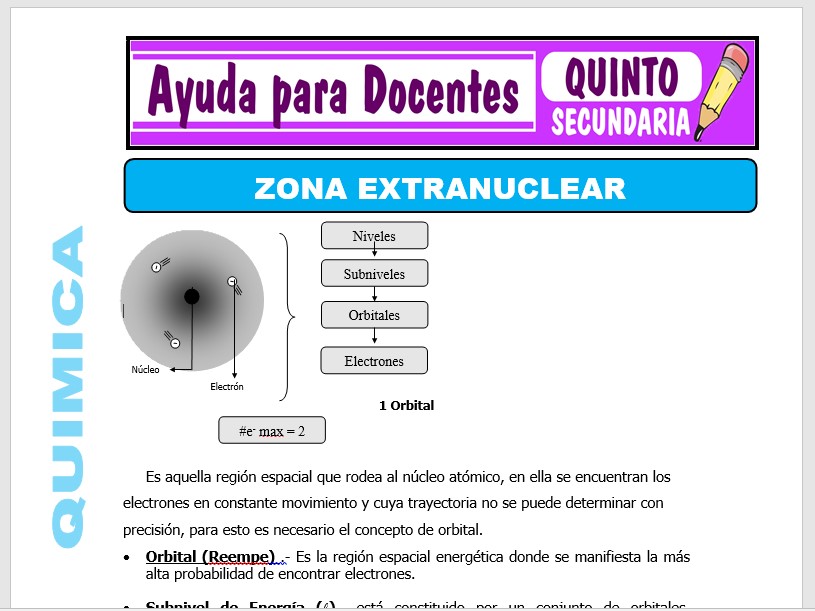 Química para Quinto de Secundaria – Ayuda para Docentes